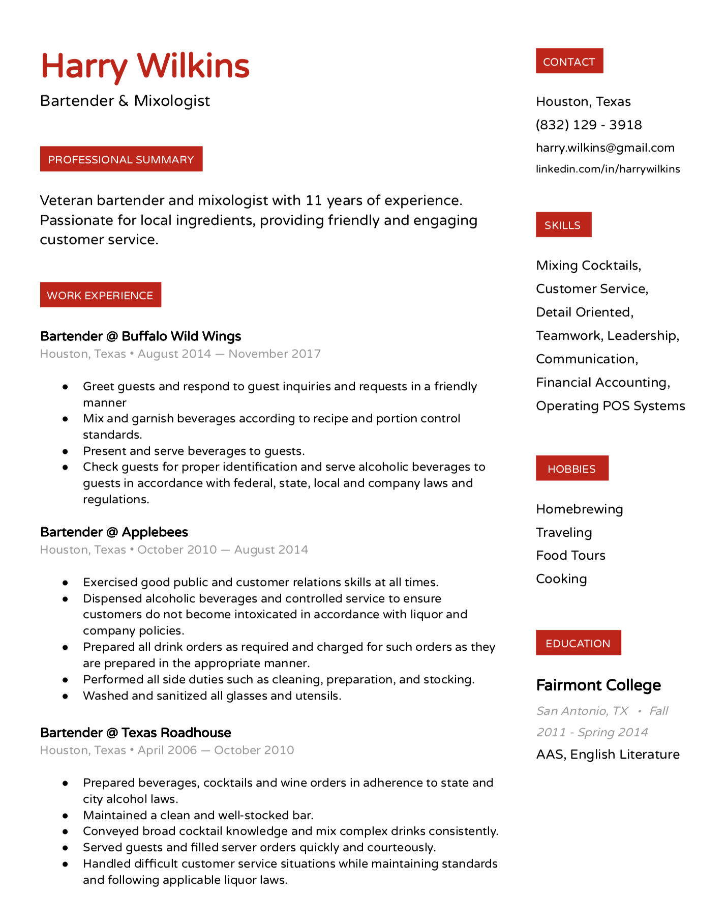 Vanderbilt Google Doc Resume Template | Free Download | Easy Resume