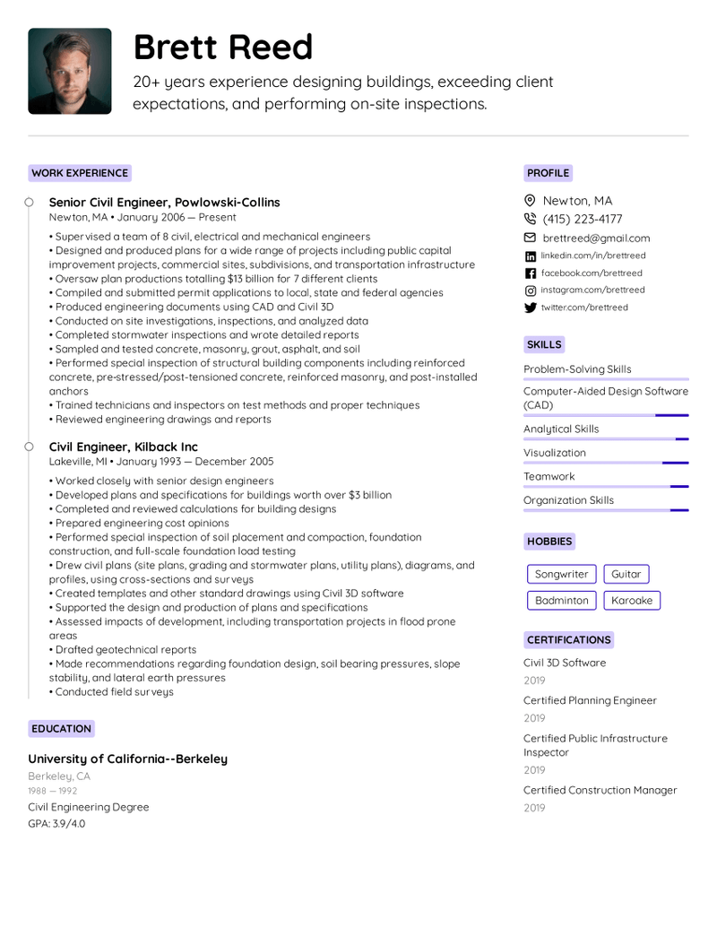 Printable Resume Templates & Formats for 2022 | Easy Resume