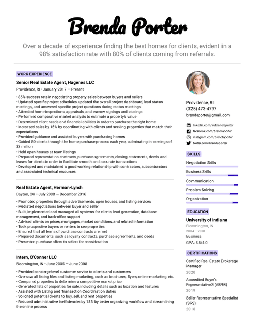 Reverse Chronological Resume Templates & Formats for 2022 | Easy Resume