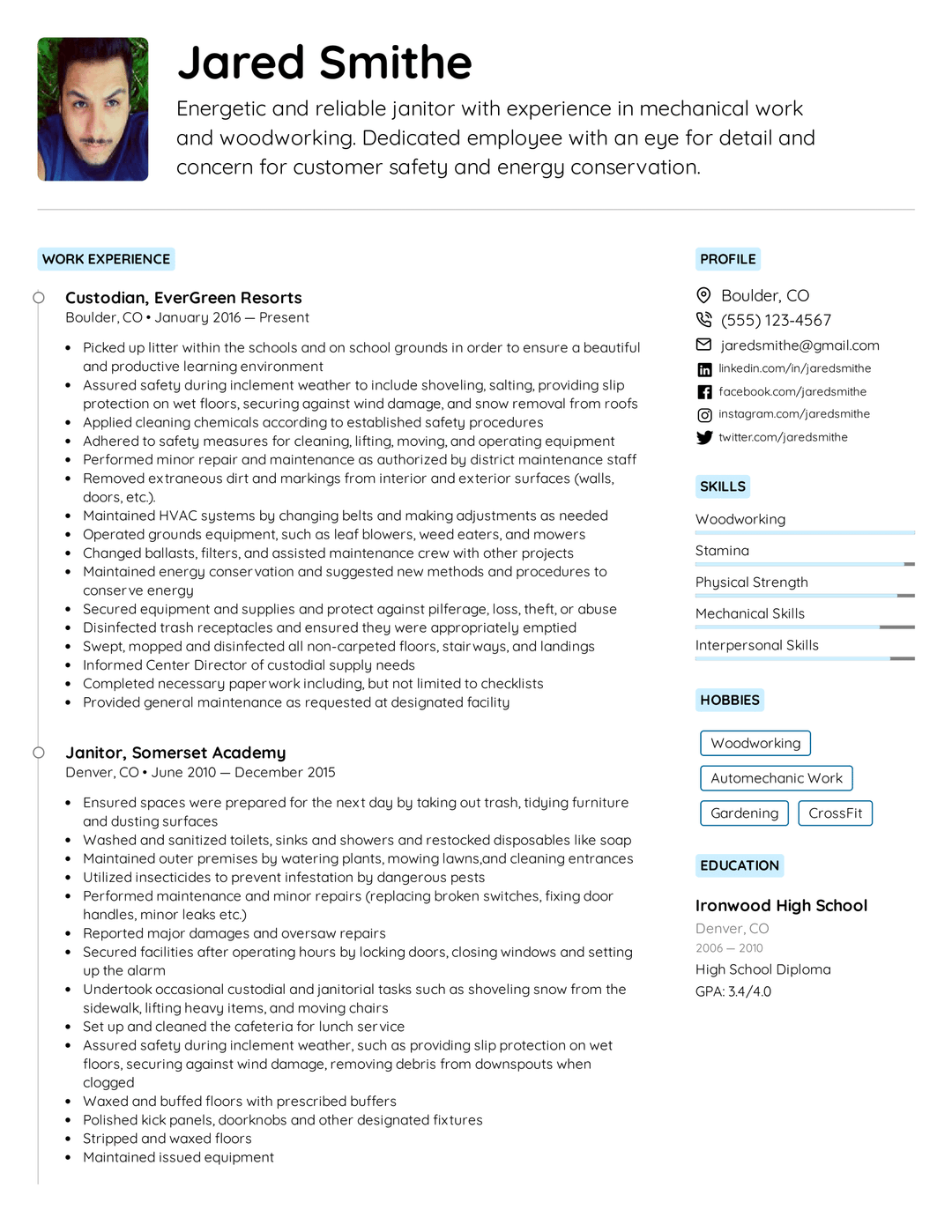 Two-Column Resume Templates & Formats for 2022 | Easy Resume