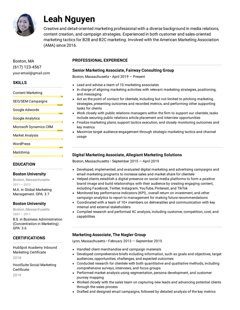 Downloadable Resume Templates & Formats for 2022 | Easy Resume