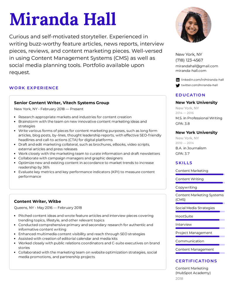 Printable Resume Templates & Formats for 2022 | Easy Resume