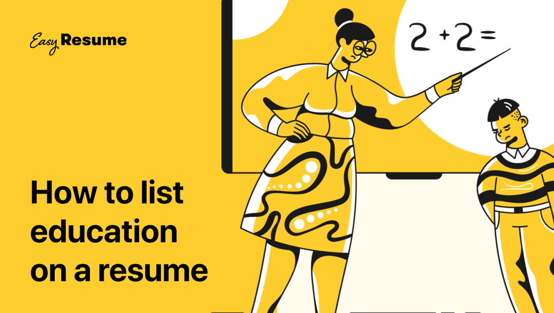 How to List Education on a Resume in 2024 (With Examples & Tips) | Easy ...