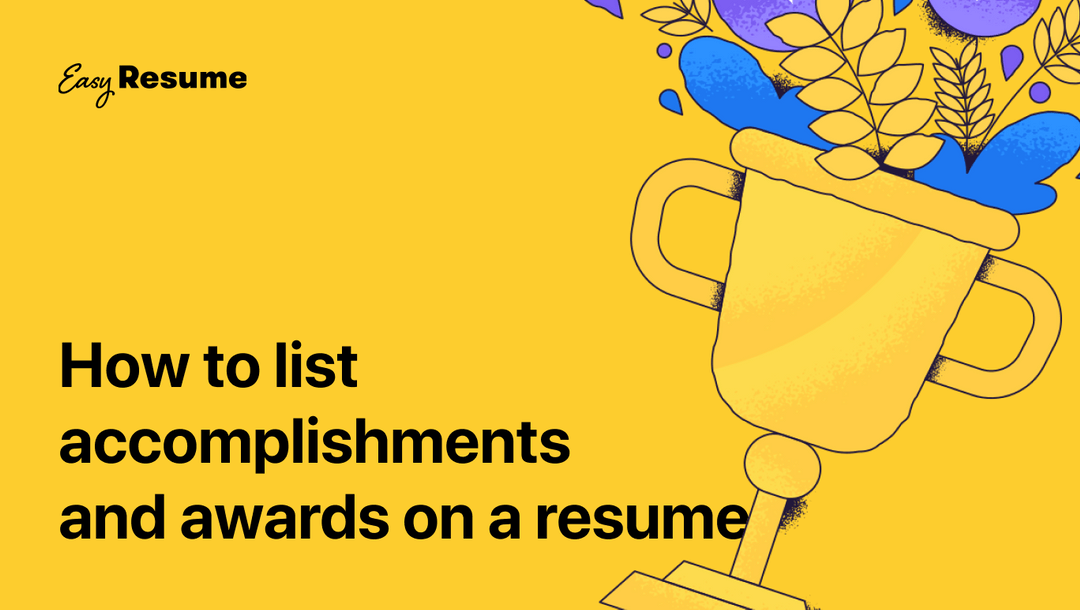 How to List Accomplishments on a Resume in 2024 (Including Awards & Key ...