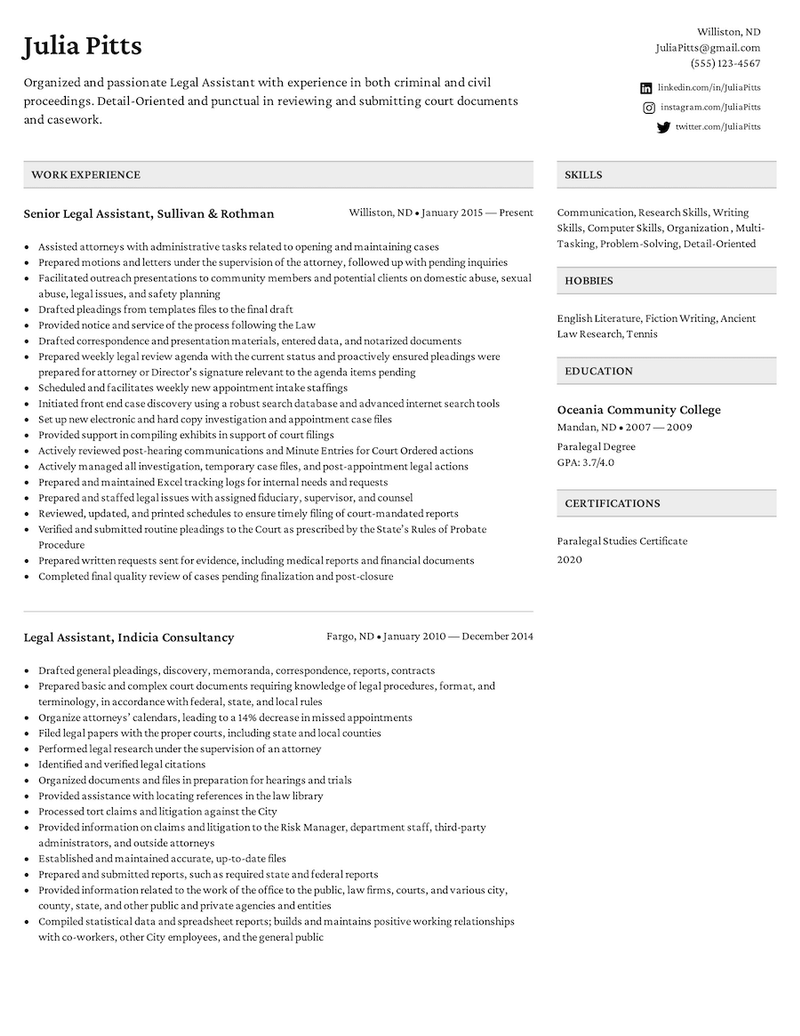 ATS-Friendly Resume Templates & Formats for 2022 | Easy Resume