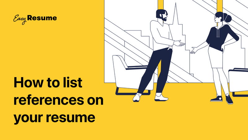 How to List References on a Resume in 2024 (with Examples & Tips ...