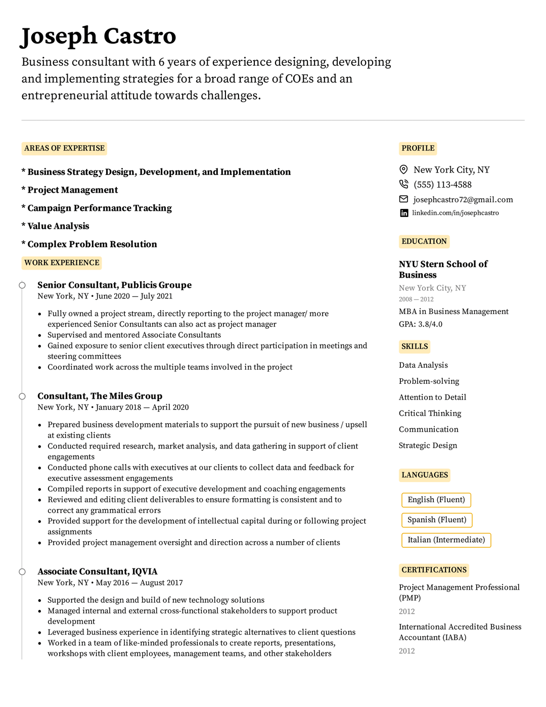 How to Write Your Resume in Reverse-Chronological Order | Easy Resume