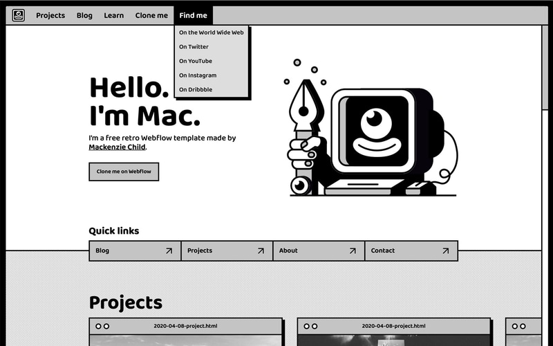 Mac Template by Flowmingo