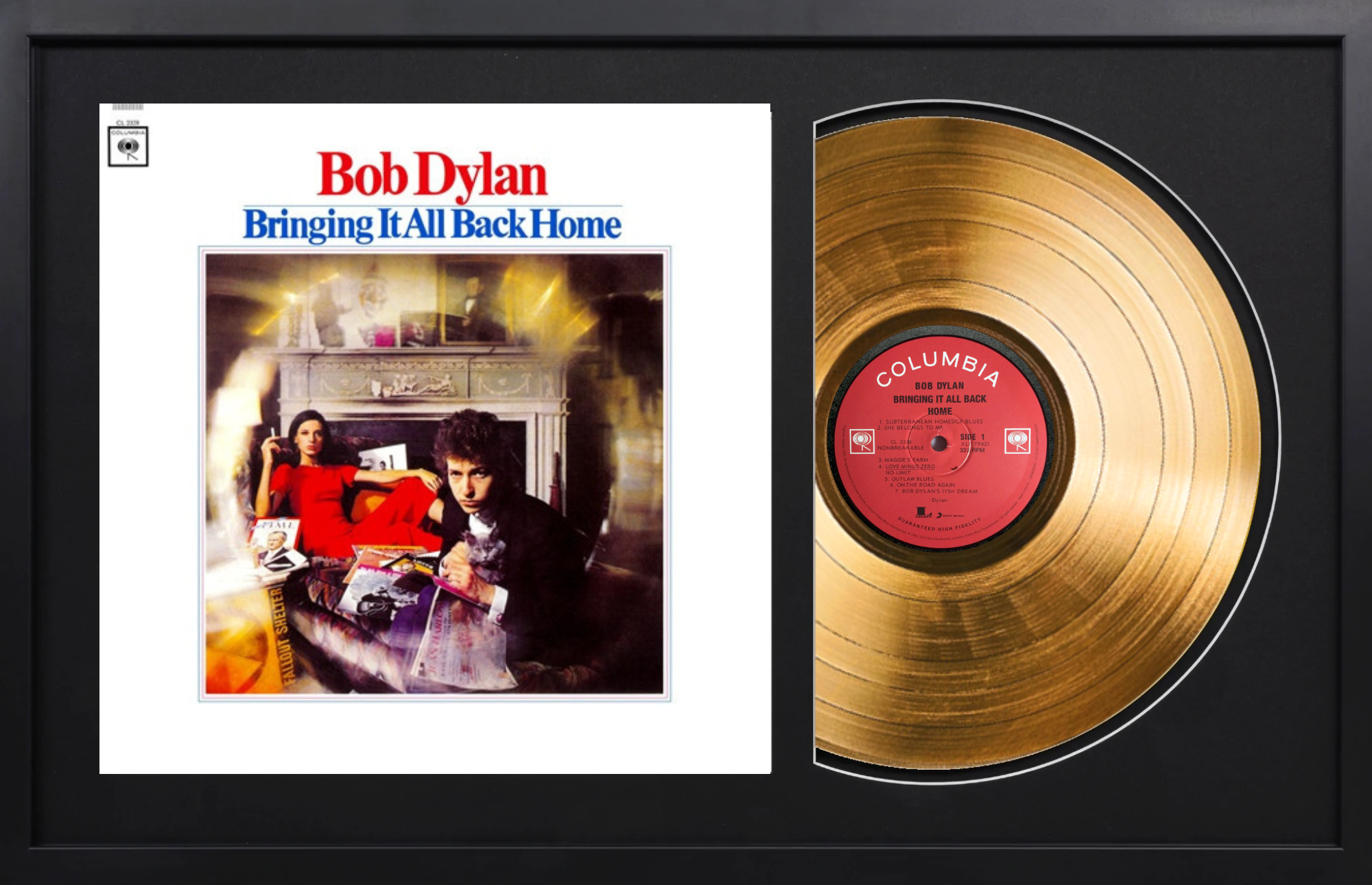 Bob Dylan Authentic Gold Records