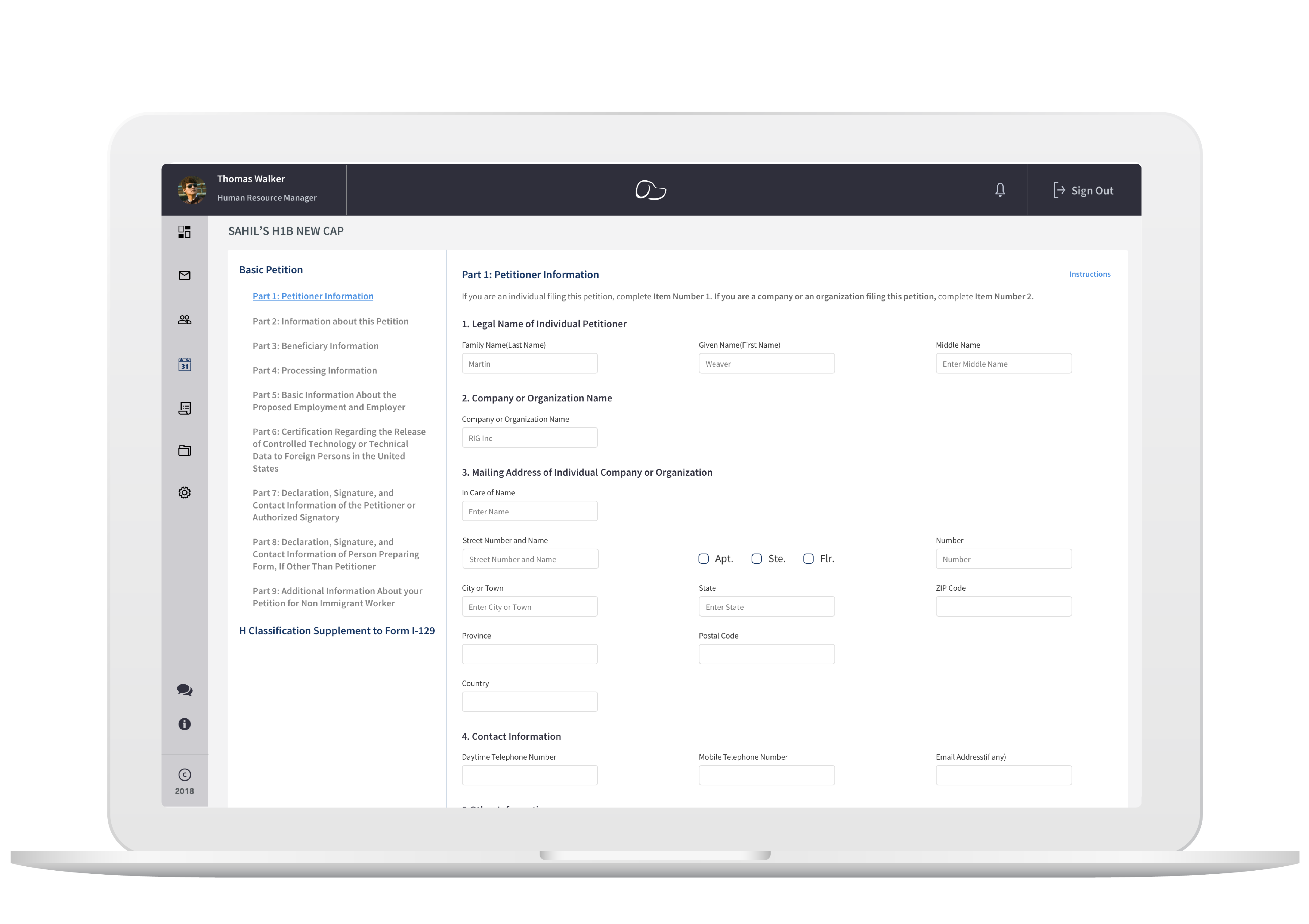 What is Form I-129 (petition for non-immigrants) and how to automate it?
