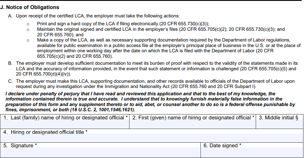 Understanding the Labor Condition Application- OnBlick