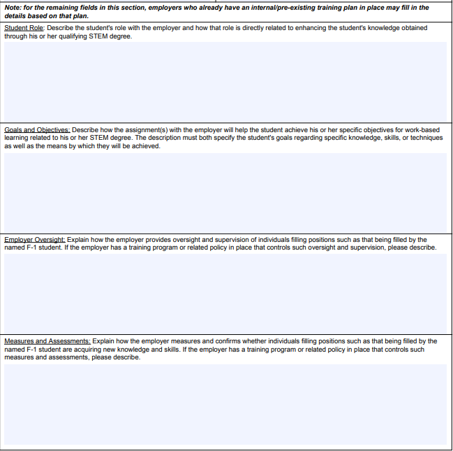 A Guide for Completing Form I-983 for STEM OPT Students