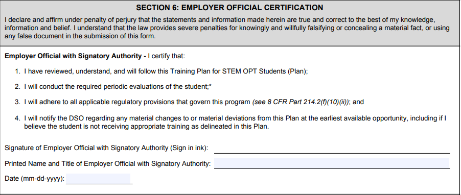 A Guide for Completing Form I-983 for STEM OPT Students