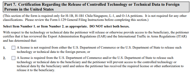 Petition for Nonimmigrant Worker, Form I-129 - OnBlick Inc