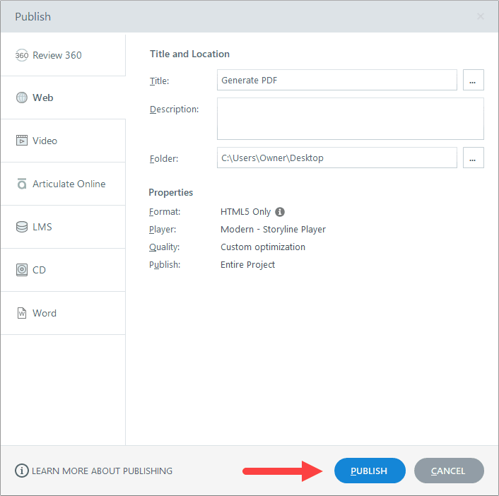 Generate a PDF Certificate from an eLearning Course | Devlin Peck