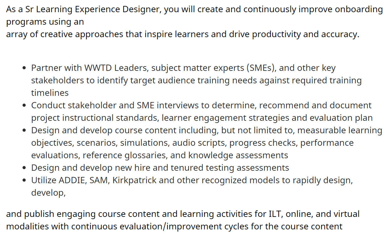 Learning Experience Design vs. Instructional Design | Devlin Peck