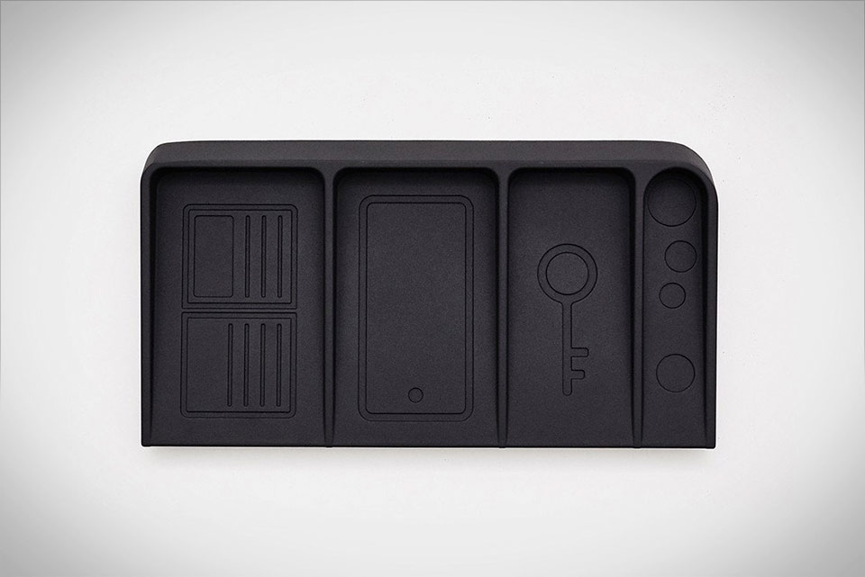 Black Metal Valet Tray by DOIY Design