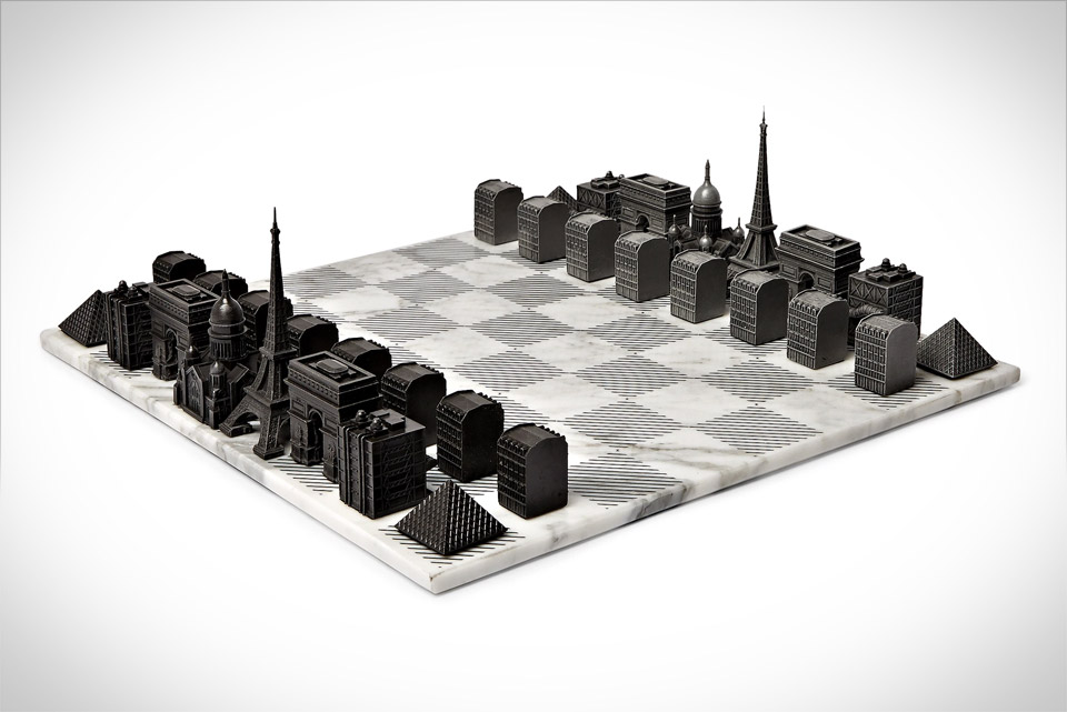 Paris Skyline Chess Set