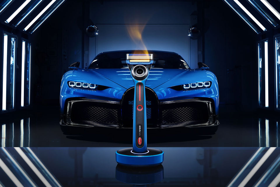 GilletteLabs x Bugatti Heated Razor