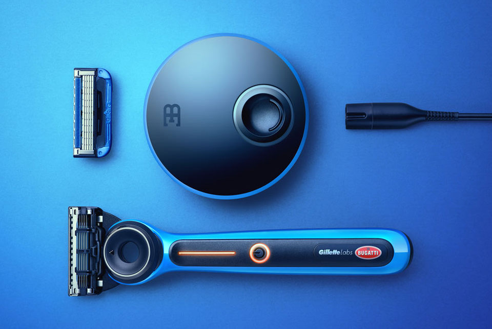 GilletteLabs x Bugatti Heated Razor