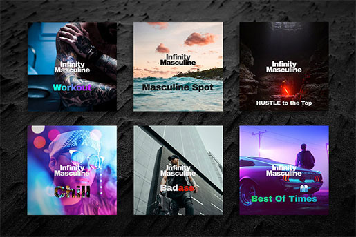 Infinity Masculine Spotify Playlists