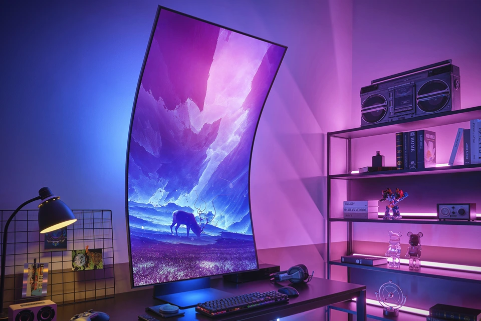 Samsung 55-inch Odyssey Ark Gaming Monitor