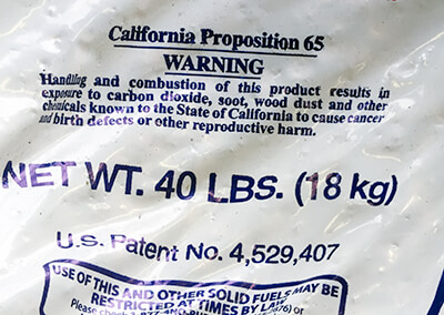 Pellet stoves are also a pollution source