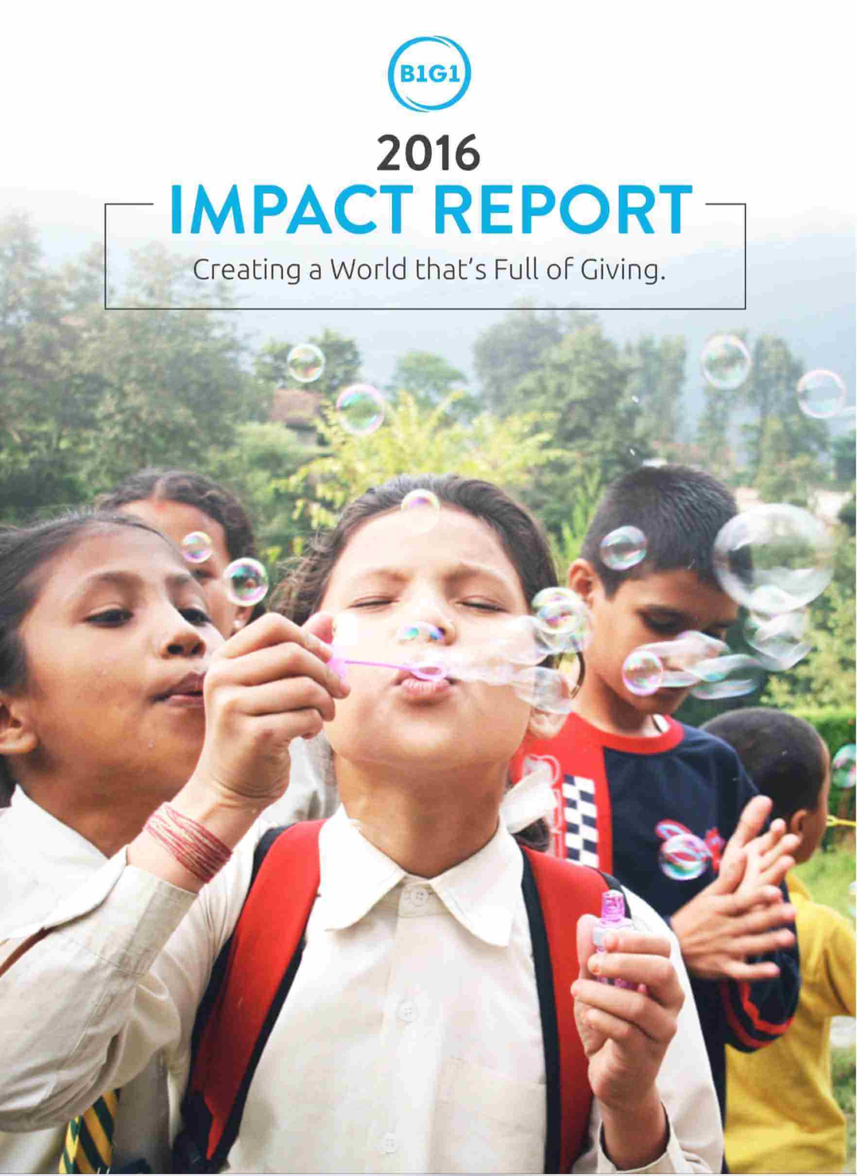 Annual Reports - B1G1: Business For Good