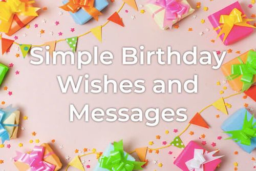 95+ Simple Birthday Wishes & Messages | Styiens