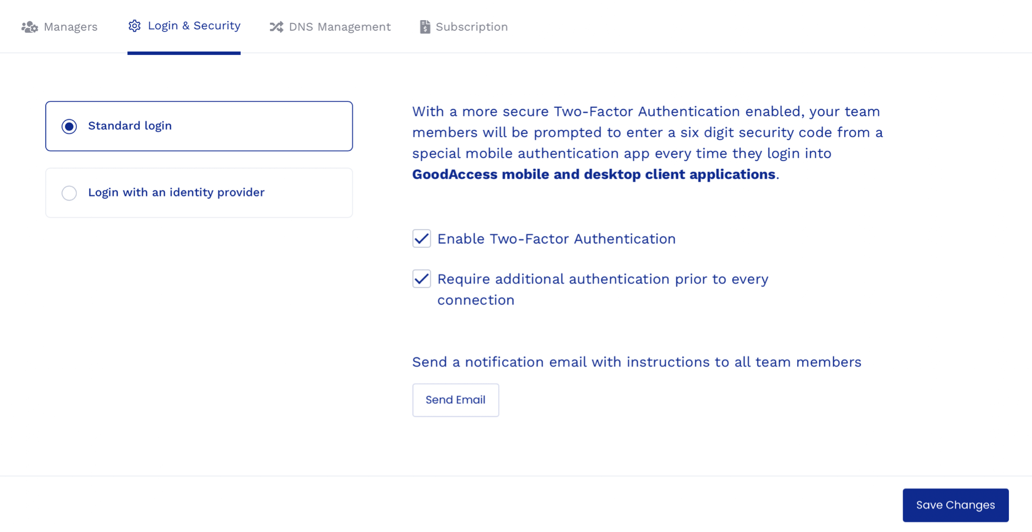 Enhanced identity awareness, connectivity and protection | GoodAccess®