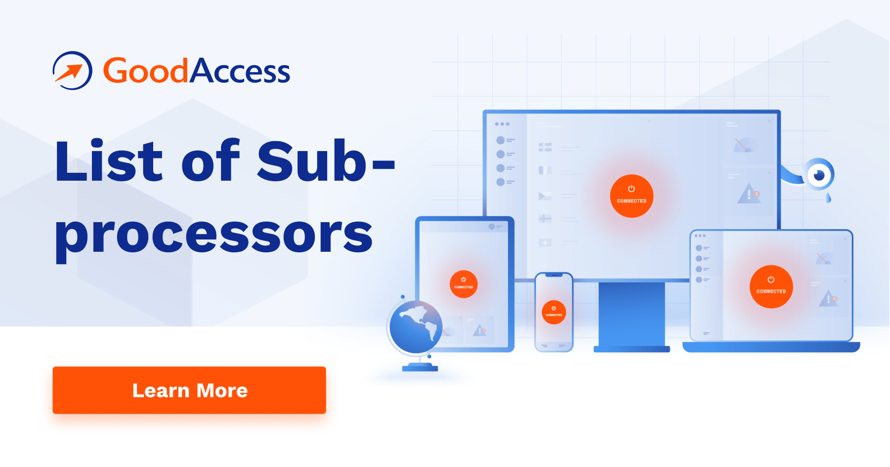 List of Sub-processors | GoodAccess®