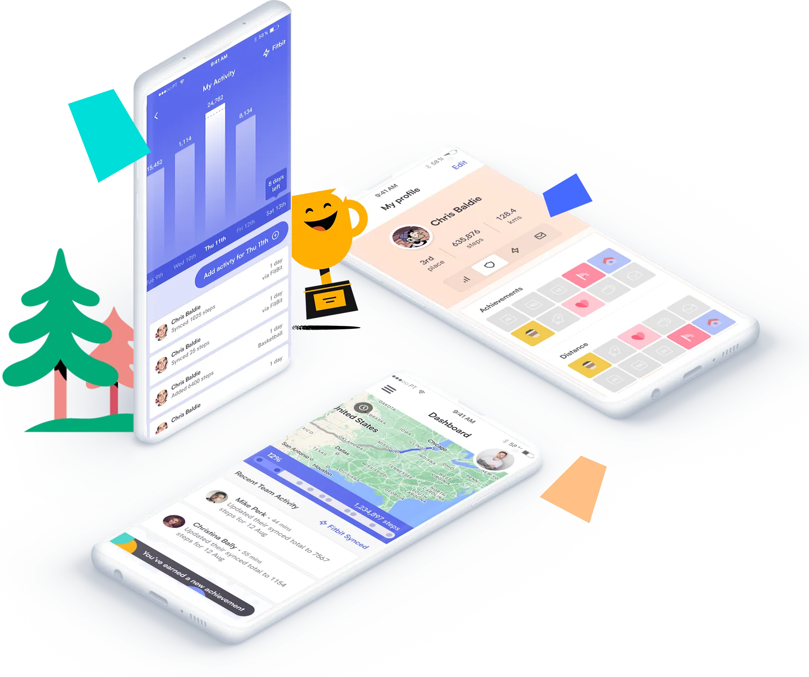 Step Count Challenge - virtual walks around the world