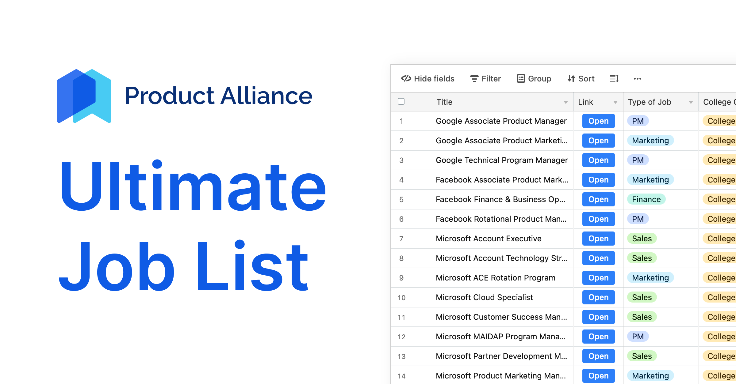 Ultimate Internship List of Product Management and Business Internships ...