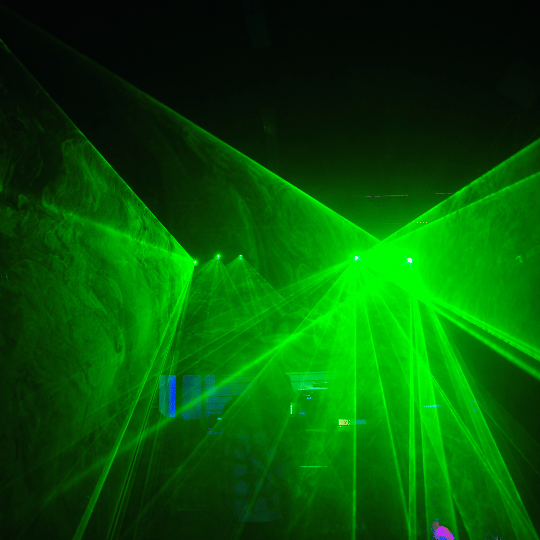 DIY Laser Light Show Setup