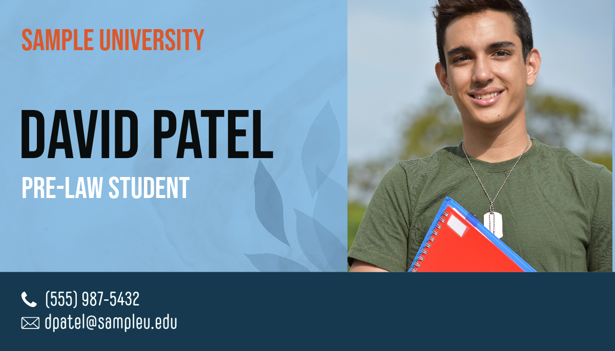 How to Create and Use a Business Card as a Student or a Young Professional
