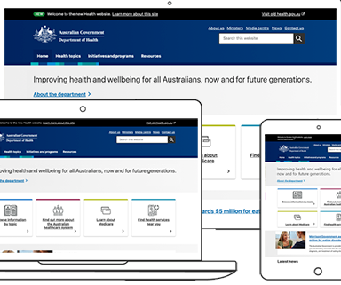 Australian Government: Department of Health | External website | Our Site