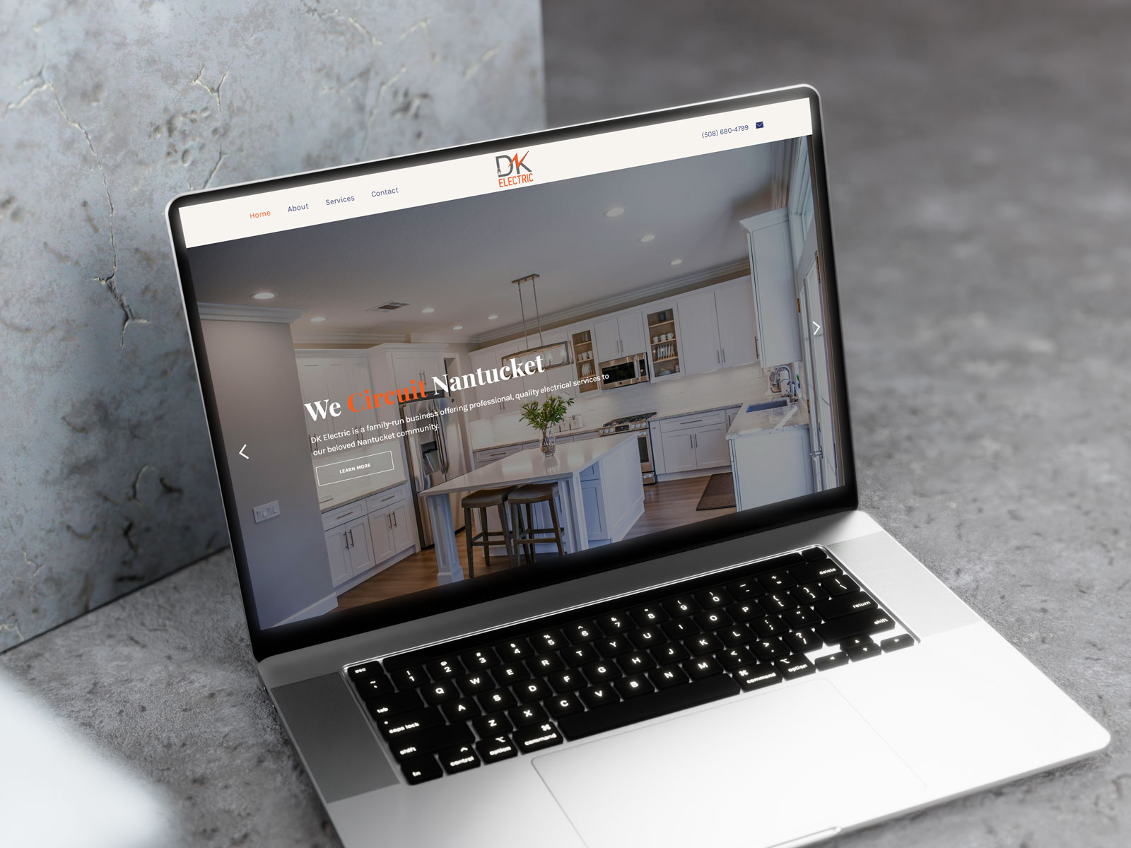 DK Electric - Web Design | Nantucket Studio