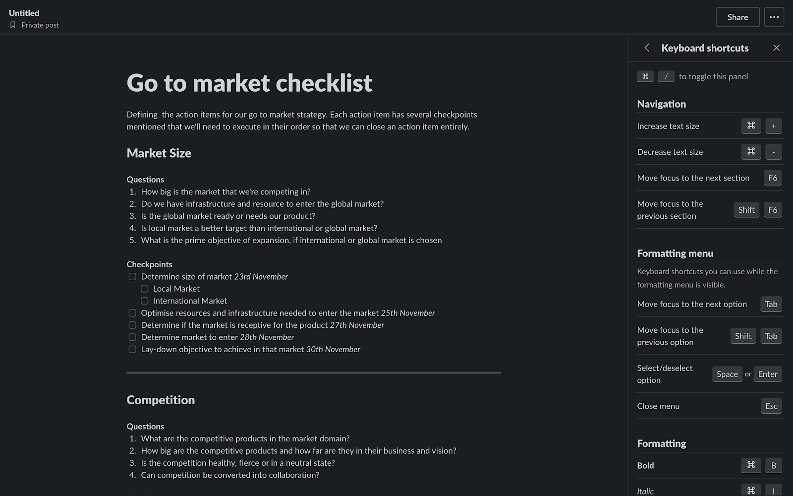 How to Create Checklists in Slack, Assign Due Dates, and More | Wrangle ...