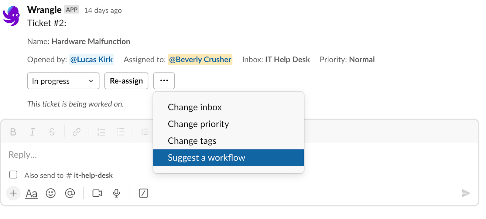Wrangle Transforms Slack Channels into Automated Help Desks | Wrangle Blog