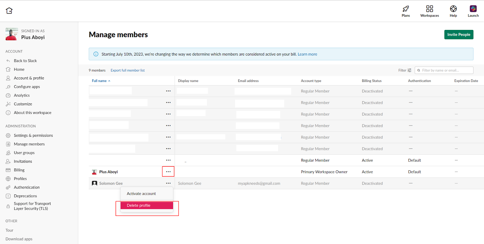 How to Remove a User from Slack | Wrangle Blog