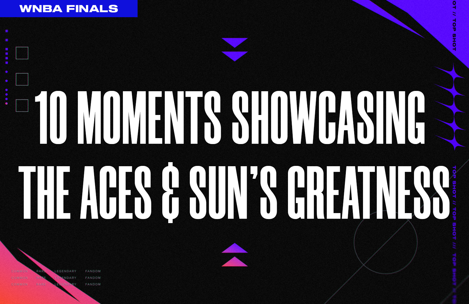 WNBA Finals: 10 Moments Showcasing The Aces & Sun's Greatness | NBA Top ...