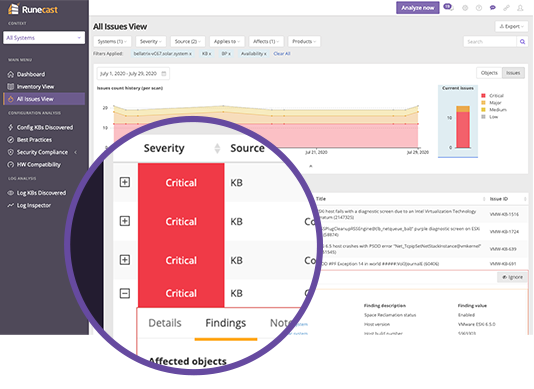 Runecast | Predictive analytics & security compliance