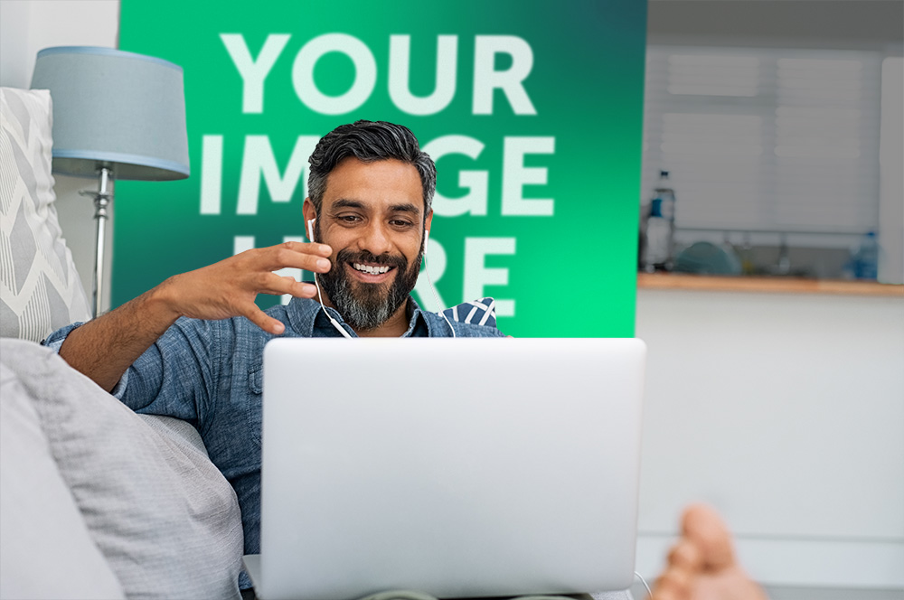 A0 Video Call Backdrop - Custom