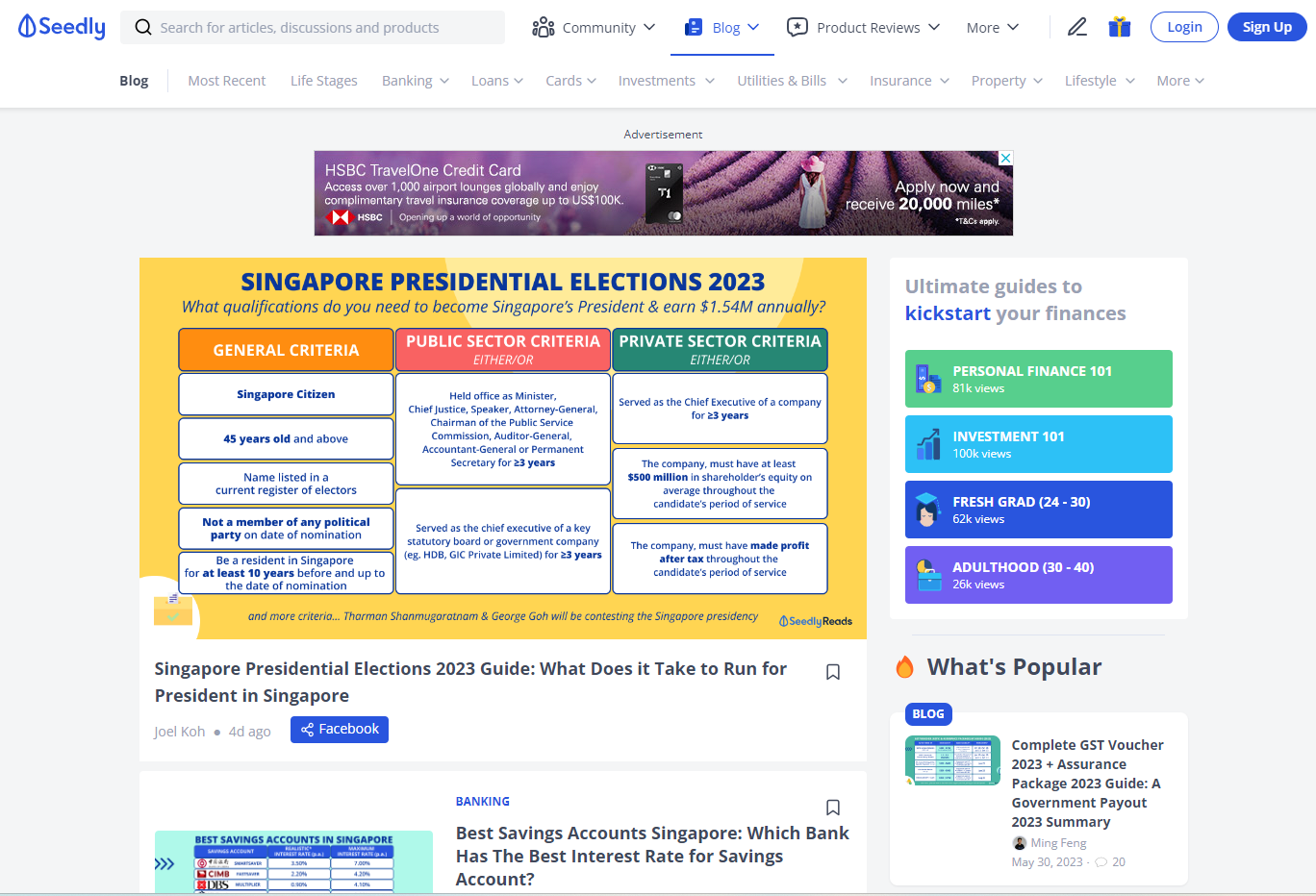 15 Best Singapore Finance and Investment Bloggers
