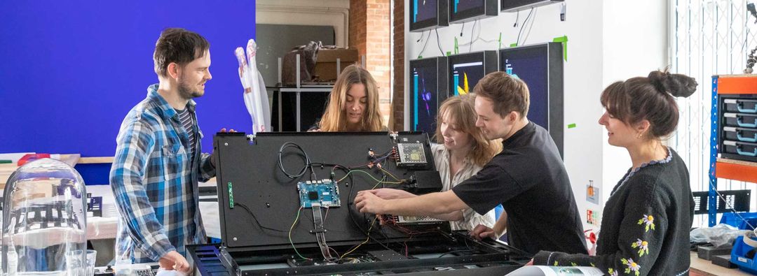 A look at artist Dominic Harris' studio and process