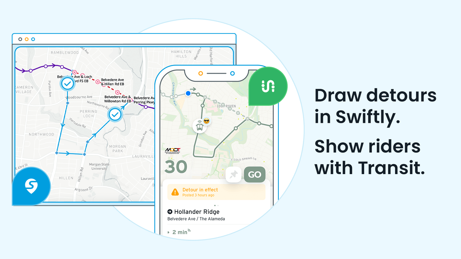 How Swiftly and Transit put bus detours on the map | Swiftly