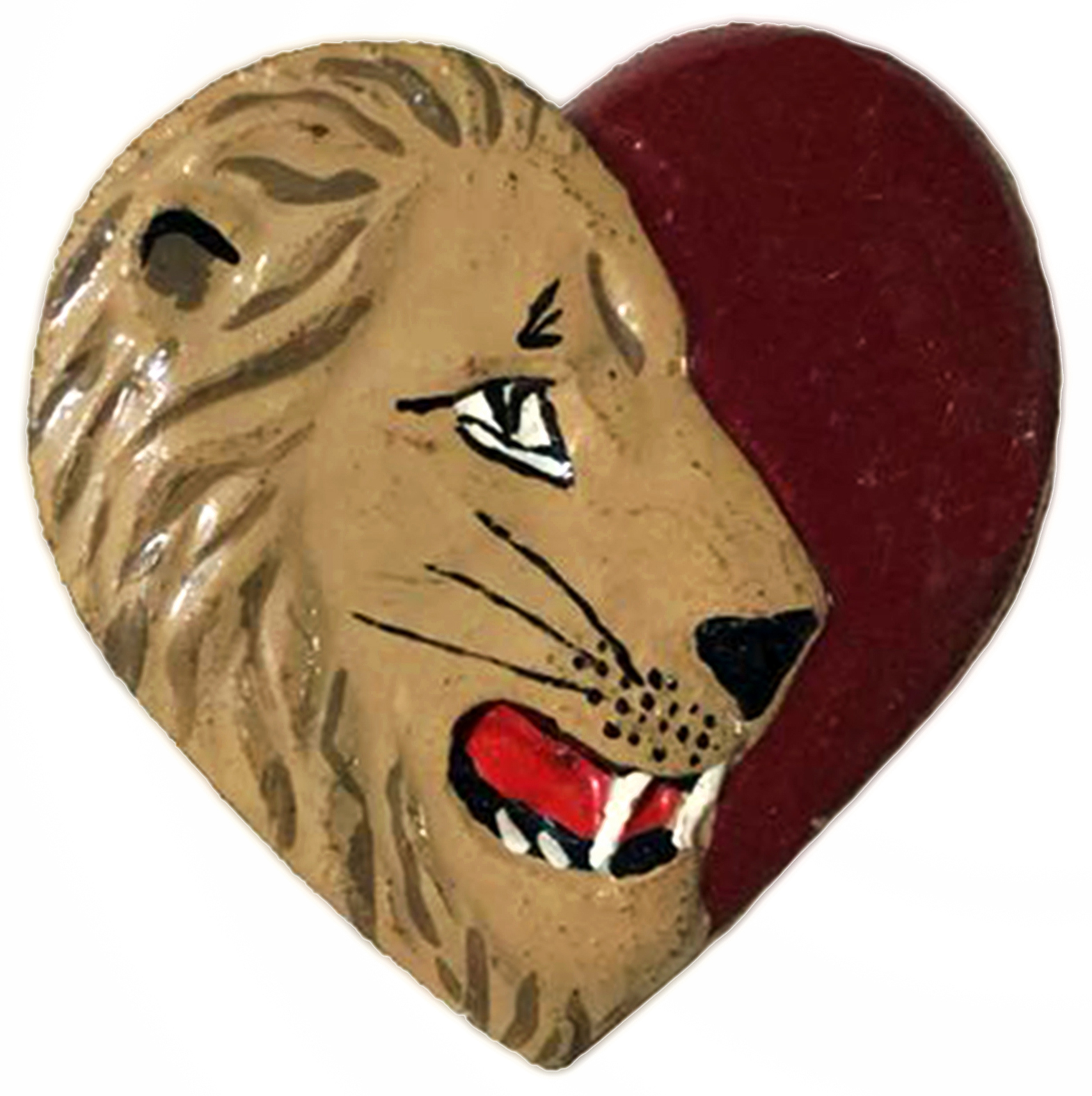 'Lionheart' Resin Lion Badge | Tours & Store | Kate Bush Collectibles