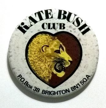 'Kate Bush Club' Button Badge | Tours & Store | Kate Bush Collectibles
