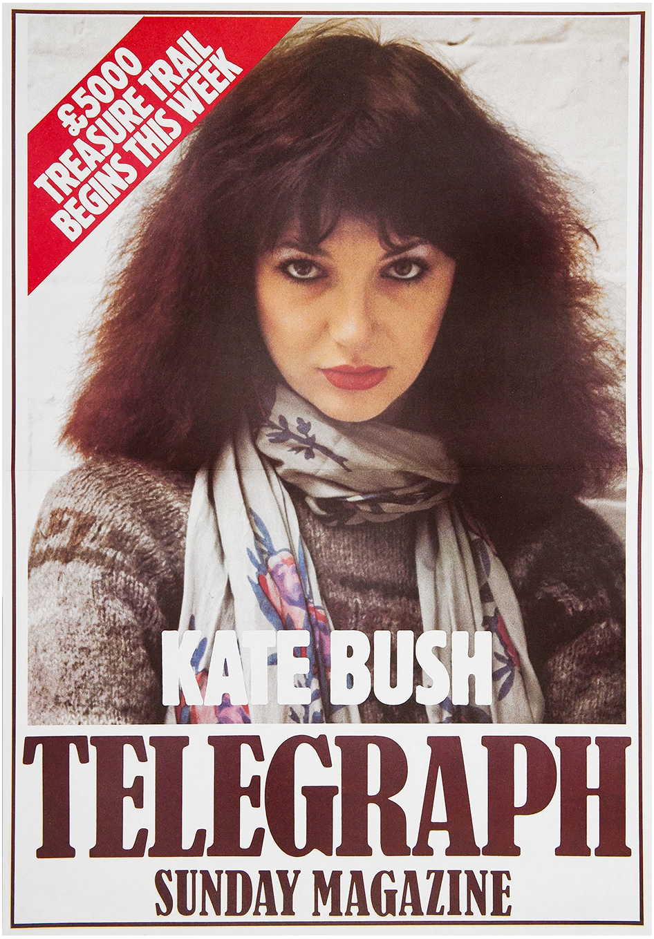 'Telegraph Sunday Magazine' Poster | Memorabilia | Kate Bush Collectibles