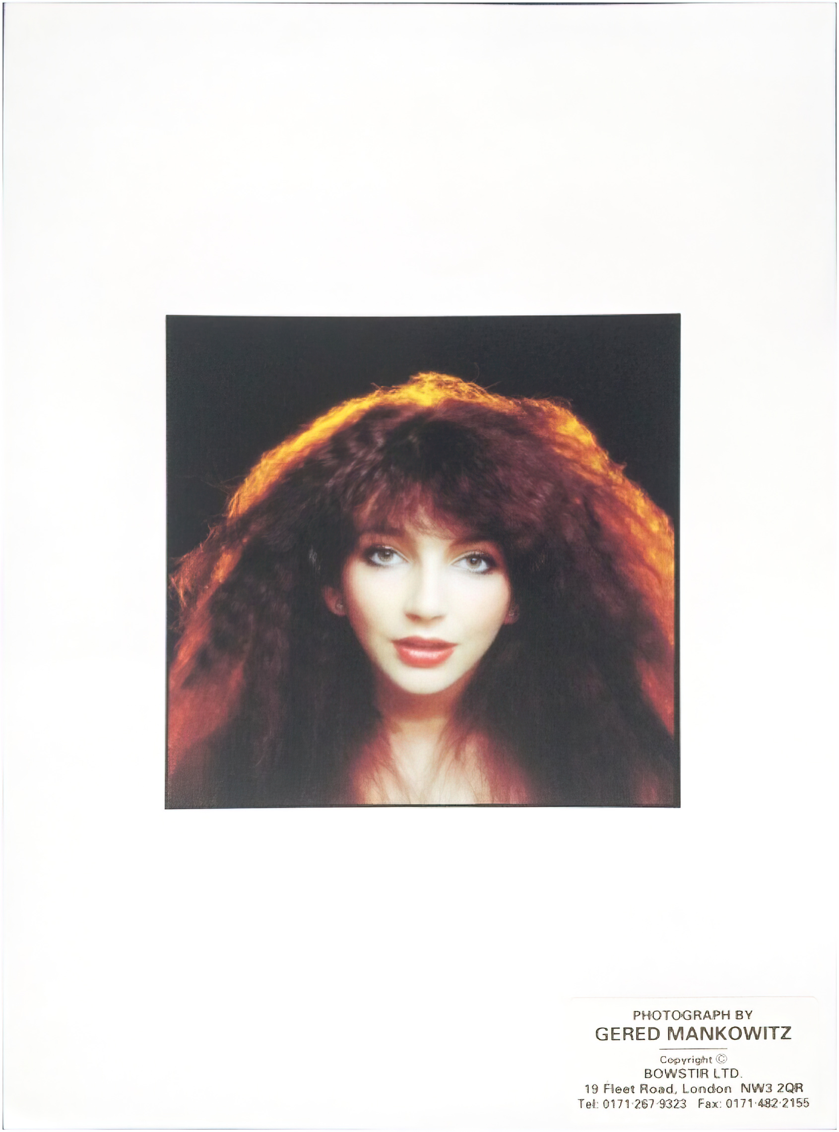 'Gered Mankowitz' Print Set | Memorabilia | Kate Bush Collectibles